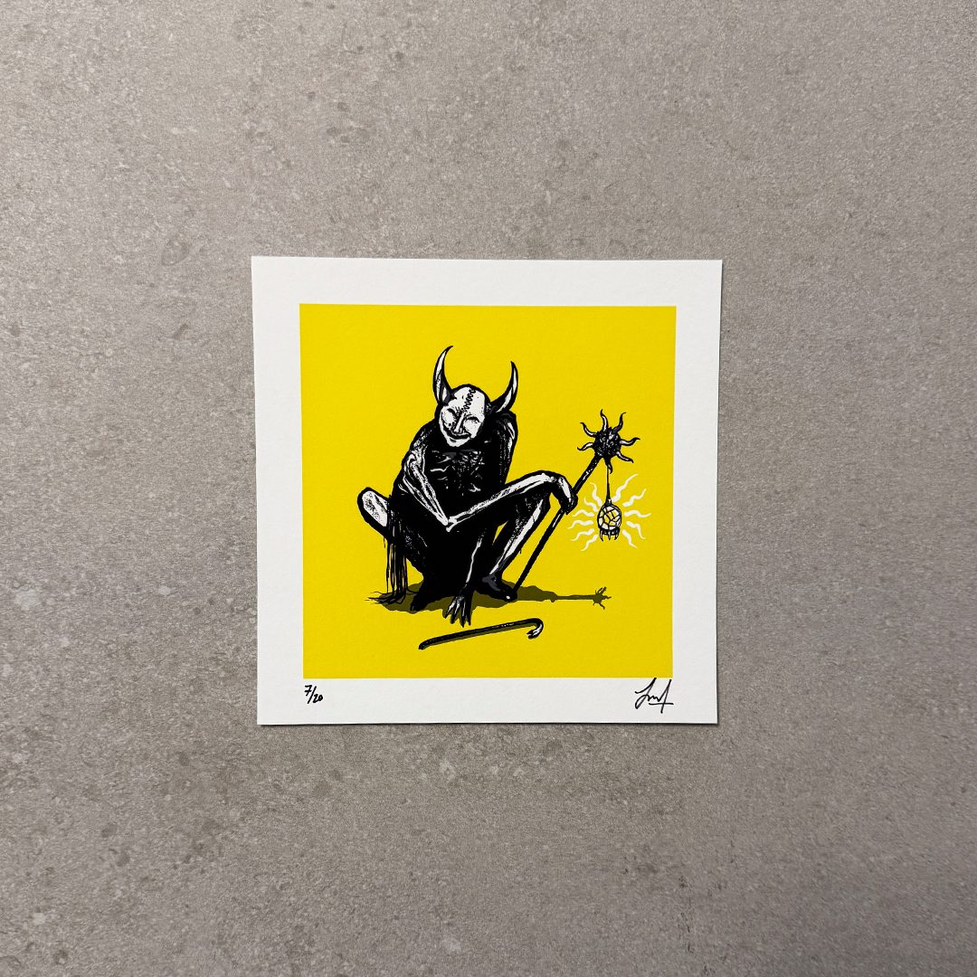 Pale One, numbered and signed art print – PIT TRAP SHOP